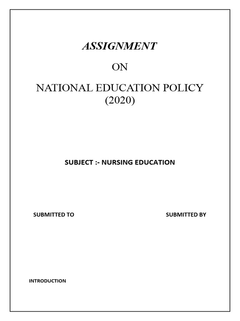 Nep 2020 | PDF | Nursing