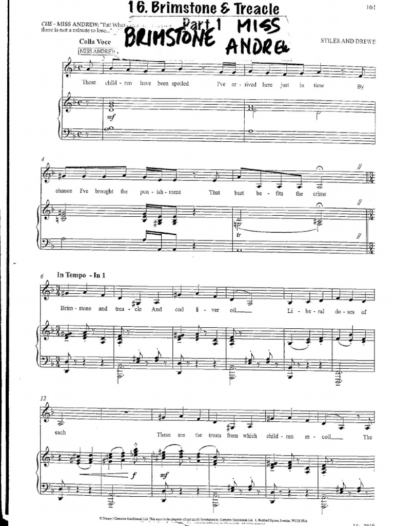 Miss Andrew Audition | PDF