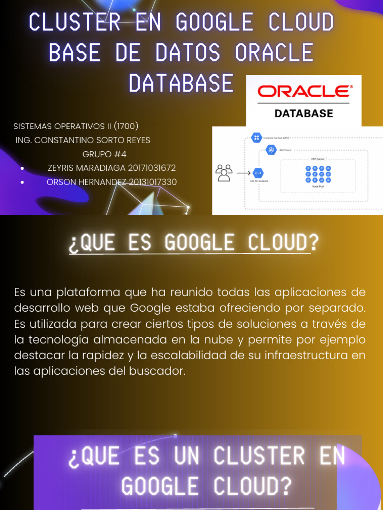 Cluster en Google Cloud | PDF