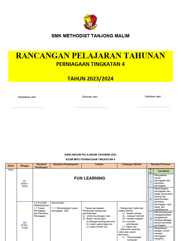 RPT Perniagaan - T4 - 2023 | PDF