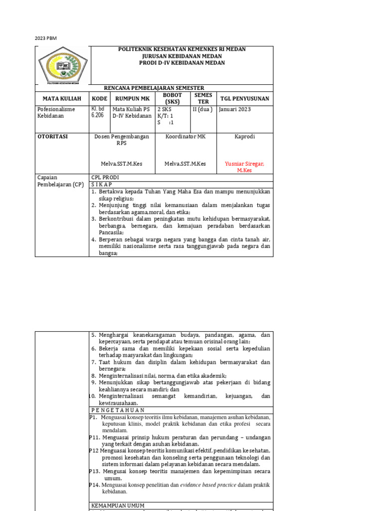 2023 PBM | PDF | Karier & Perkembangan | Pengembangan Diri