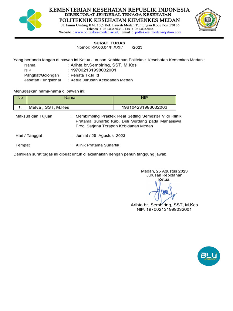 Surat Tuga, Lap. Perjadin, SPPD Utk Real Setting V | PDF