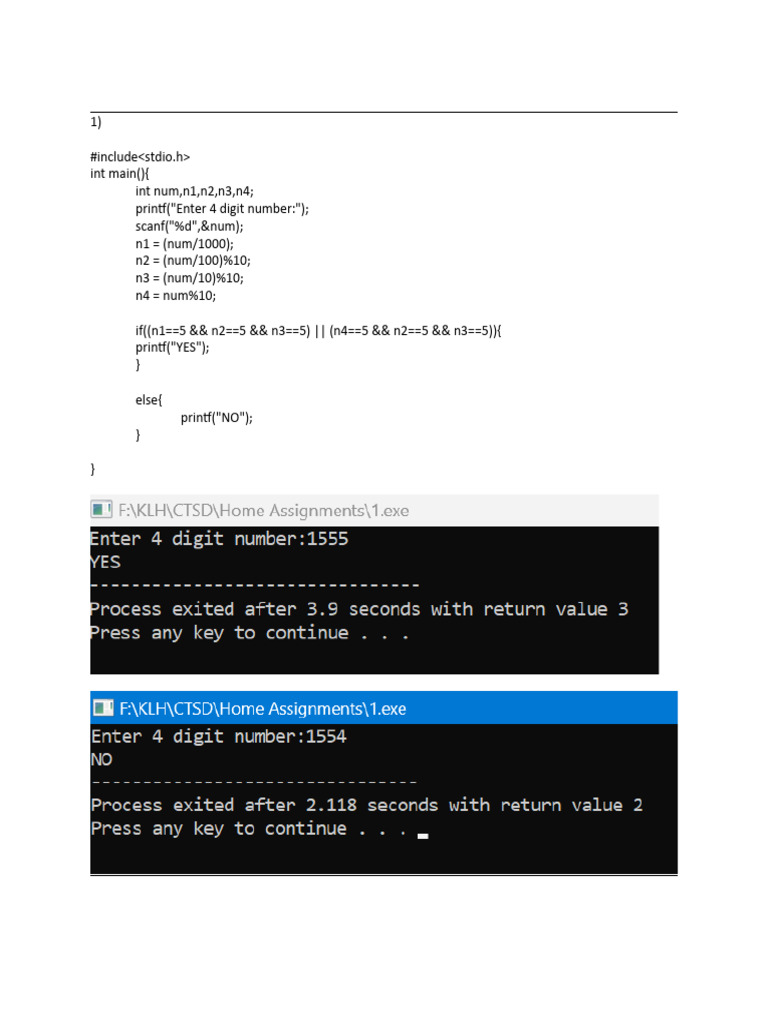 CTSD Home Assignment | PDF