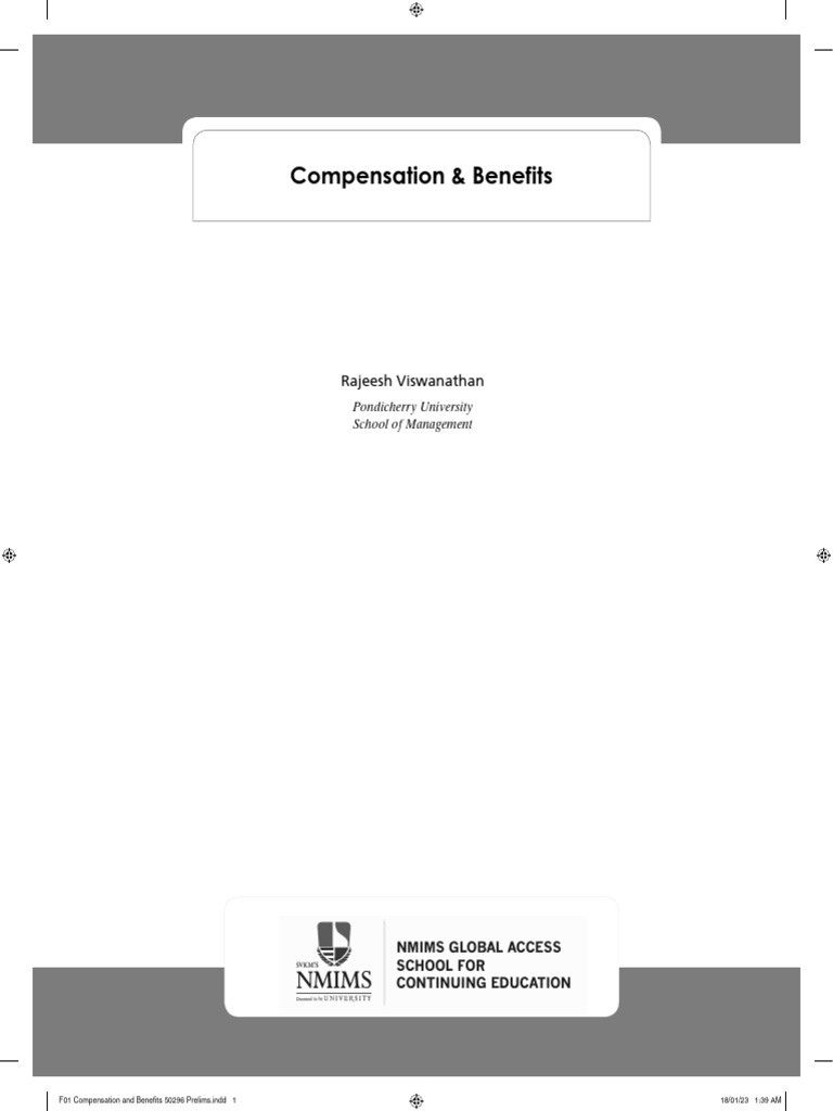 Compensation and Benefits - Ebook | PDF | Cost Of Living | Wage