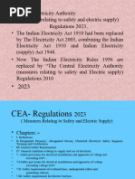 Cea Safety Regulations 2010 | PDF | High Voltage | Electrical Wiring