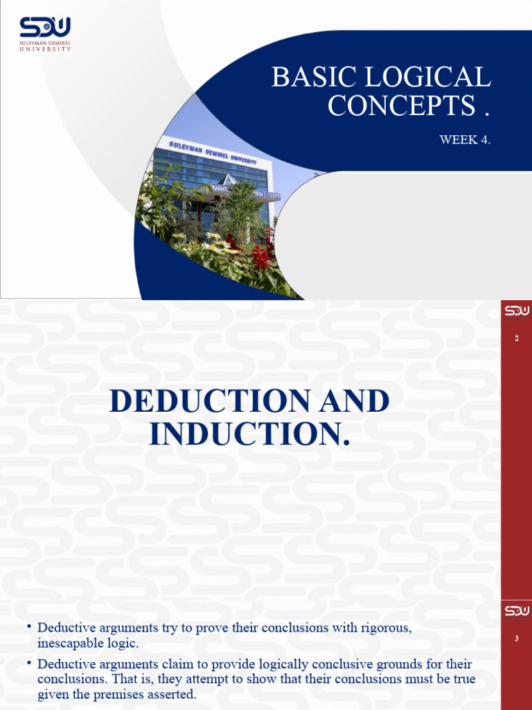WEEK 4&5 Basic Logical Concepts | PDF