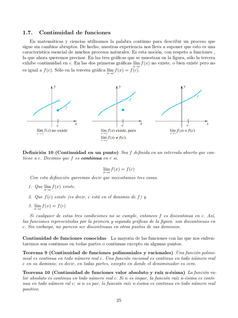 Semana 5 Continuidad de Funciones | PDF | Función continua | Conceptos matemáticos