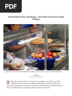 USDA 2025 Monthly Food Cost Plans | PDF | Nutrition | Diet & Nutrition