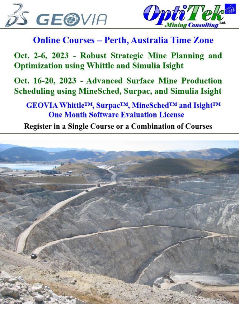 Mine Planning and Design Series-Australia | PDF | Mining | Mathematical Optimization