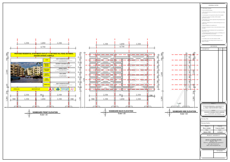 Aj Signboard | PDF | Civil Engineering