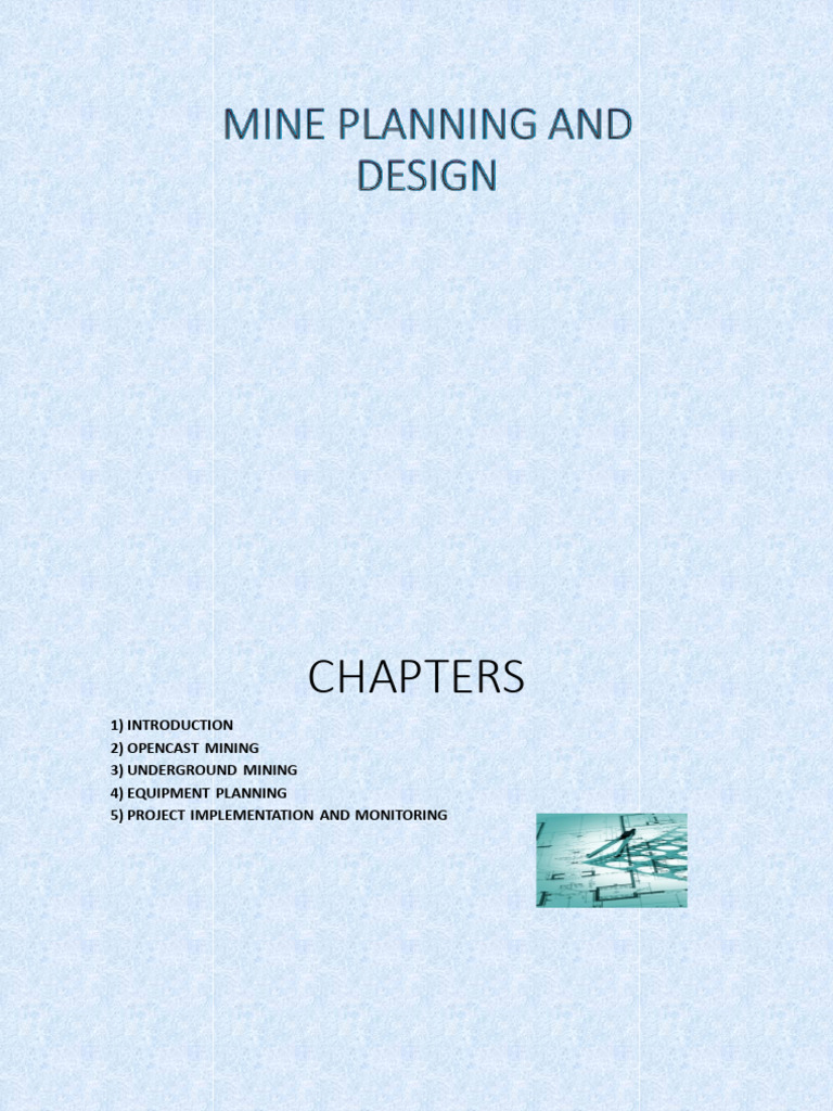 Mine Planning and Design | PDF | Science & Mathematics