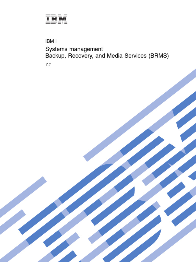 IBM I 7.1 System MGMT - BRMS | PDF | Backup | Microsoft Windows