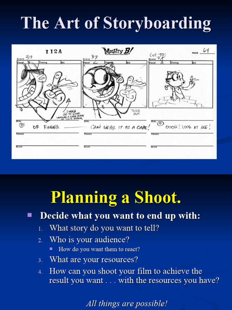 The Art of Storyboarding | PDF