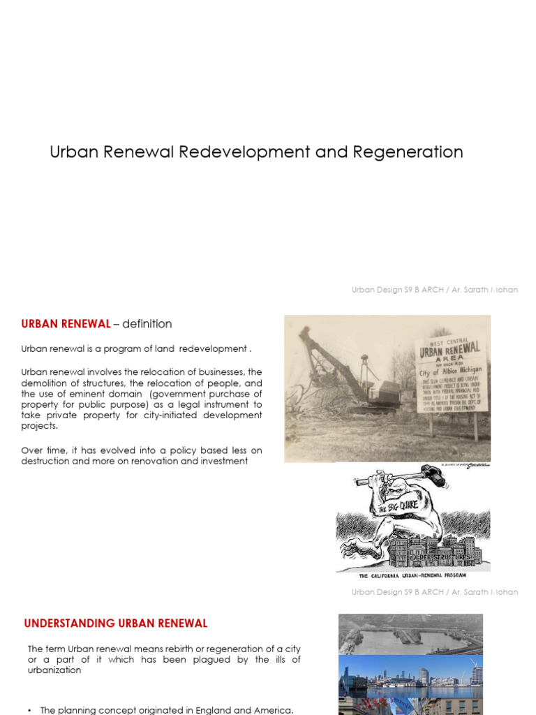 02 Urban Renewal | PDF