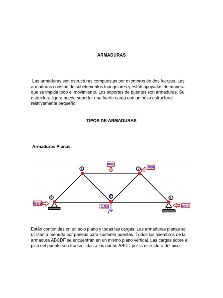 ARMADURAS | PDF | Braguero | Puente
