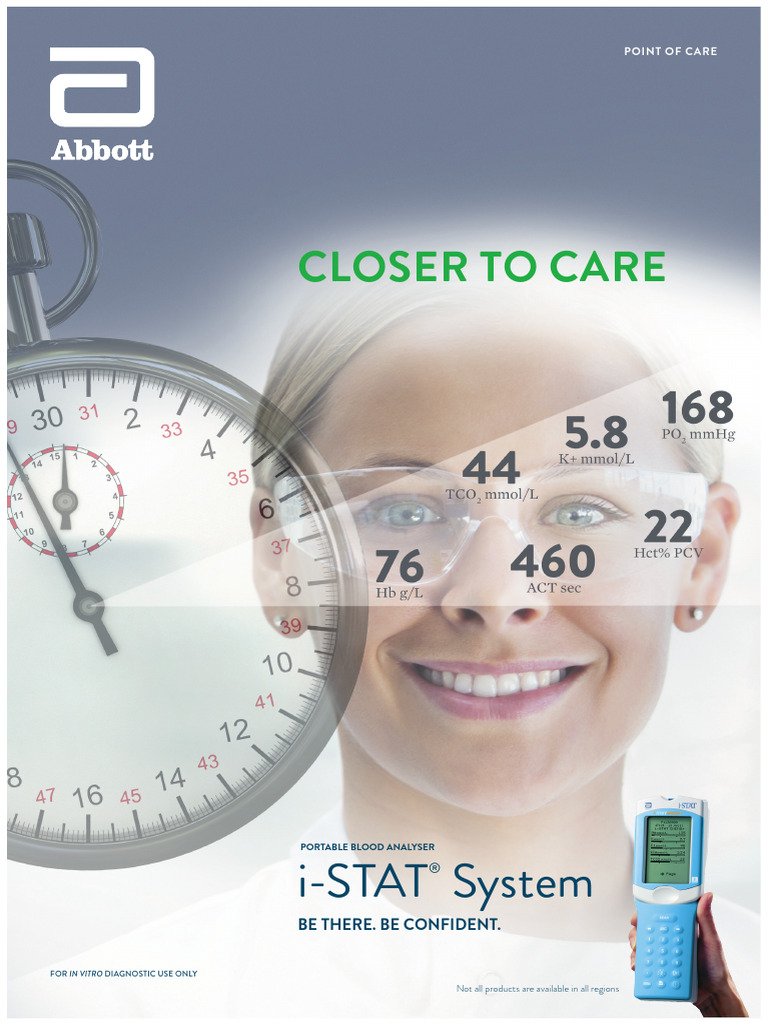 Design iSTAT POCT Brochure | PDF | Abbott Laboratories | Health Sciences