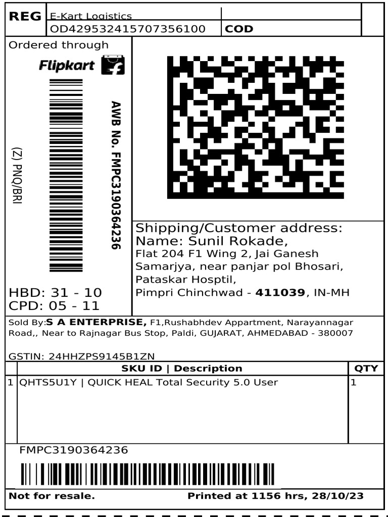 Flipkart Labels 28 Oct 2023 11 56 | PDF