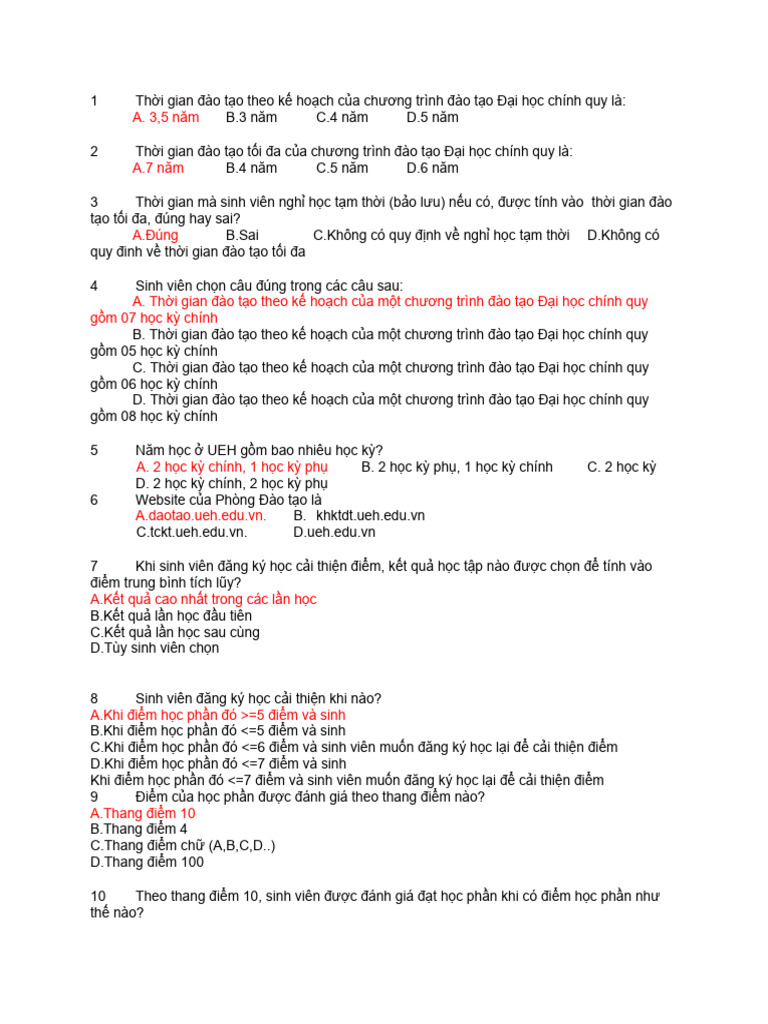 BỘ 25 CÂU HỎI SHCD K49 2023 | PDF