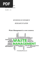 Waste Management Theory Overview | PDF | Waste Management | Waste