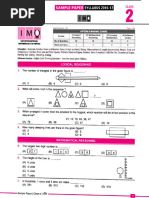 Imo Sample Paper Class-2 2025-26 | PDF | Mathematics