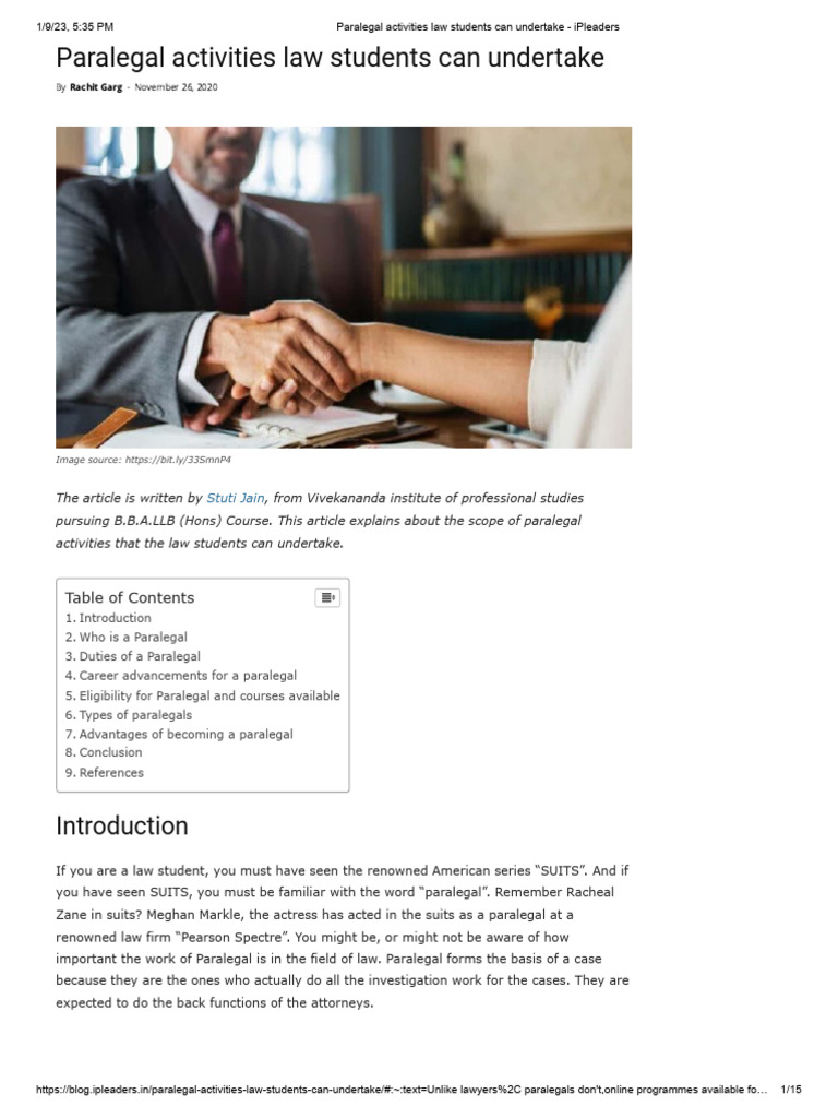 Legal Literacy and para Legal Training - DPC | PDF | Paralegal ...