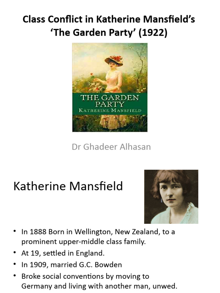 Garden Party | PDF | Katherine Mansfield