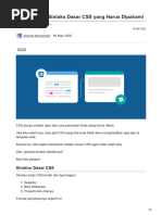 Menulis CSS di HTML: 3 Metode | PDF