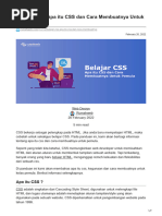 Tutorial CSS Sintaks Dasar CSS Yang Harus Dipahami | PDF
