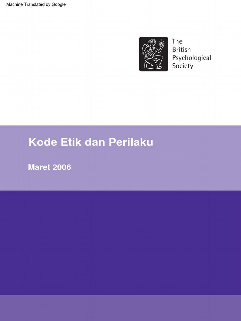 Code of Ethics - British | PDF | Karier & Perkembangan | Sains & Matematika