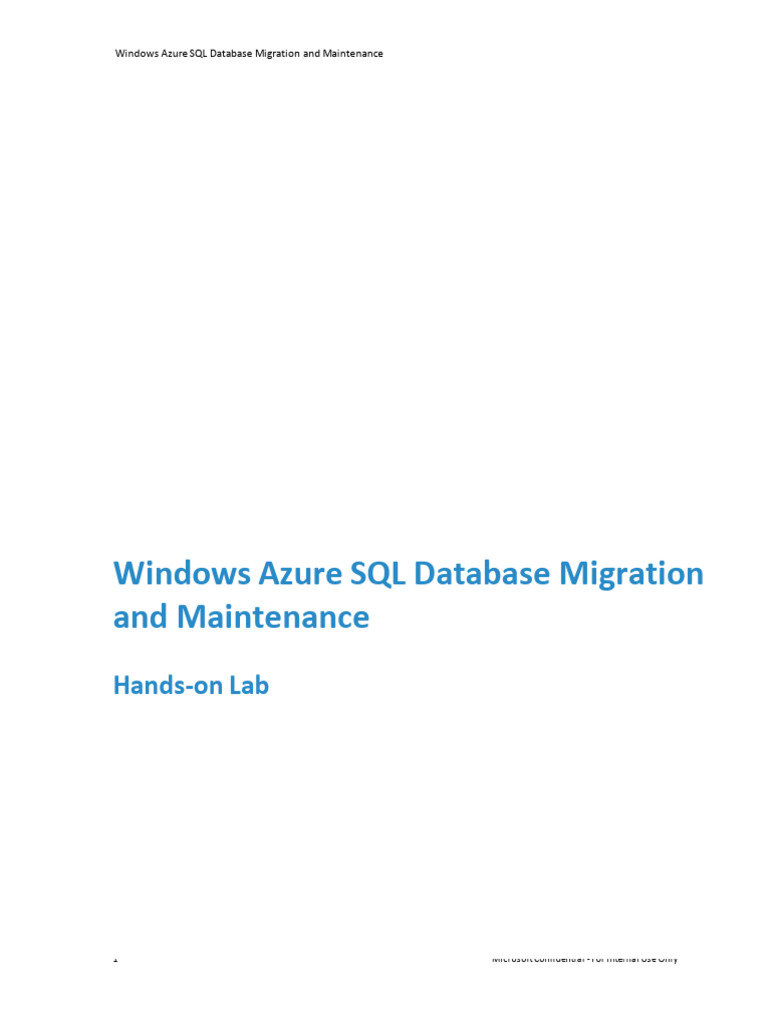 Lab2-SQL Database Migration and Maintenance | PDF | Databases | Microsoft Sql Server