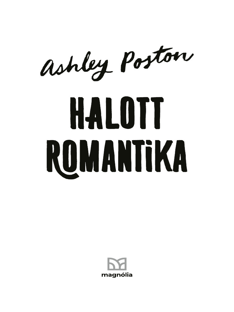 Ashley Poston: Halott Romantika | PDF