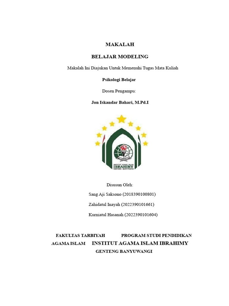 Belajar Modeling: Teori dan Tipe-tipe | PDF | Karier & Perkembangan