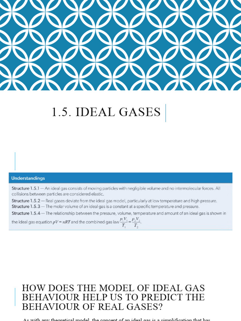 1.5. Ideal Gases | PDF