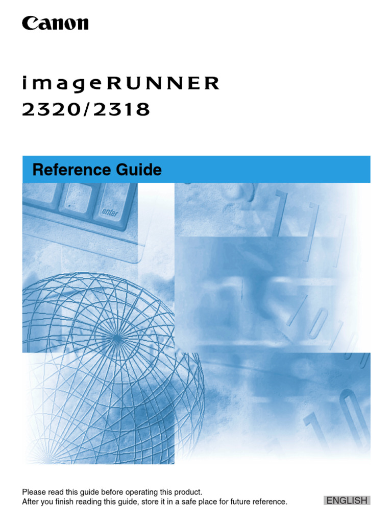 Imagerunner 2320 | PDF | Microsoft Windows | Operating System