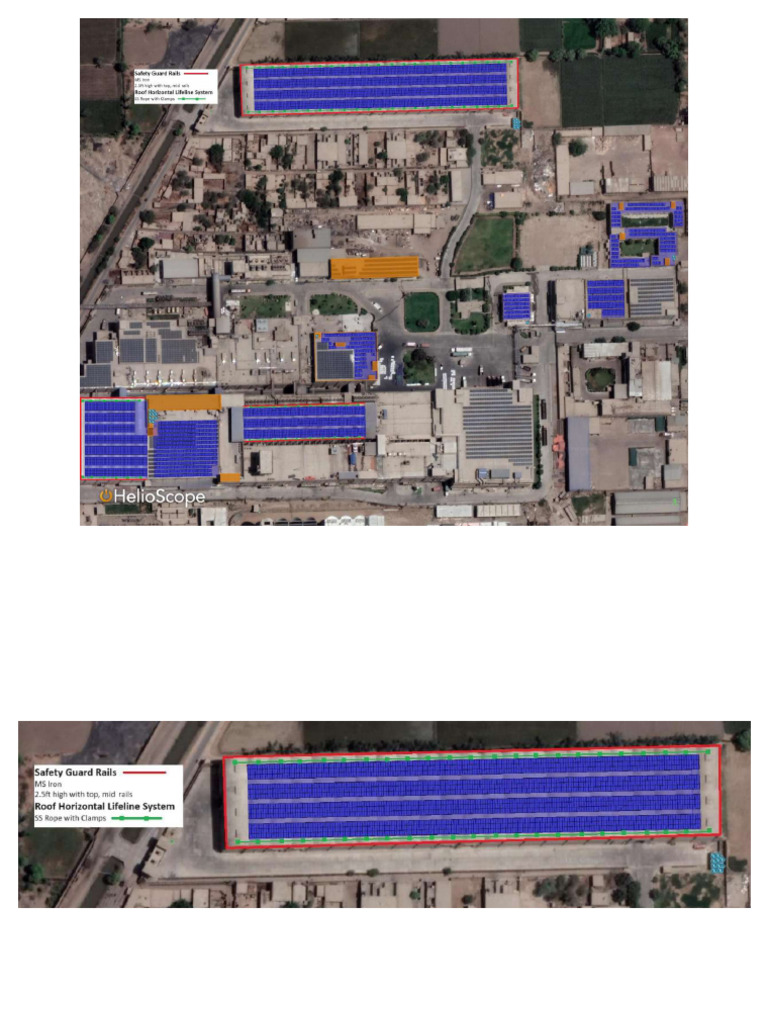Annexure-III-Safety Guard Rails & Lifeline Layout | PDF