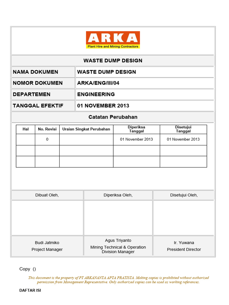 Final - Waste Dump Design | PDF