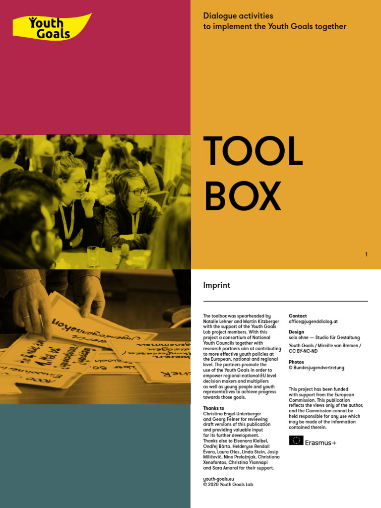 Youth Goals Toolbox-Dialogue Activities To Implement The Youth Goals Together | PDF | Mental ...