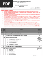 NIS Model Answer 2022 | PDF | Biometrics | Information Security