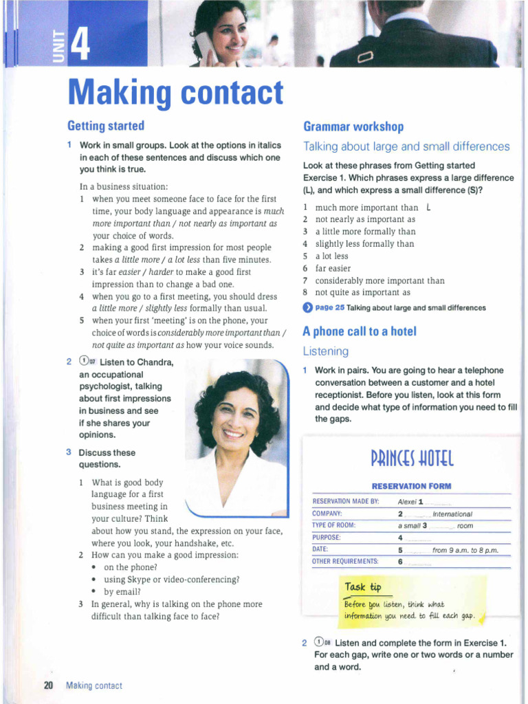 UNIT 4 Business Benchmark UPPER Int | PDF