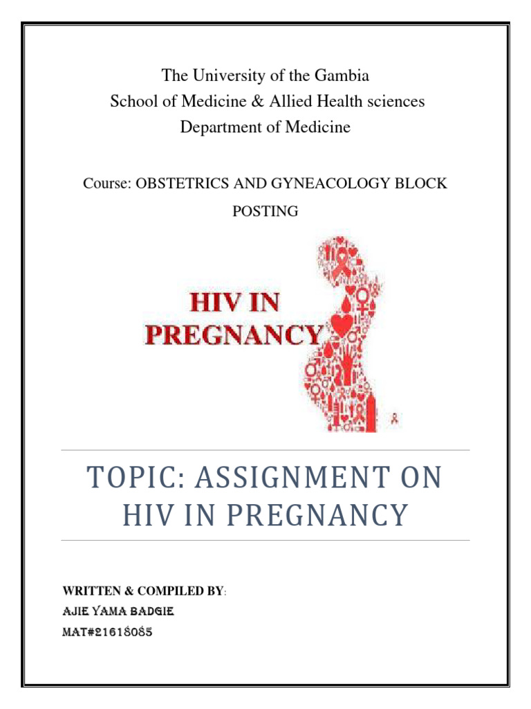 Hiv in Pregnancy | PDF | Hiv/Aids | Childbirth