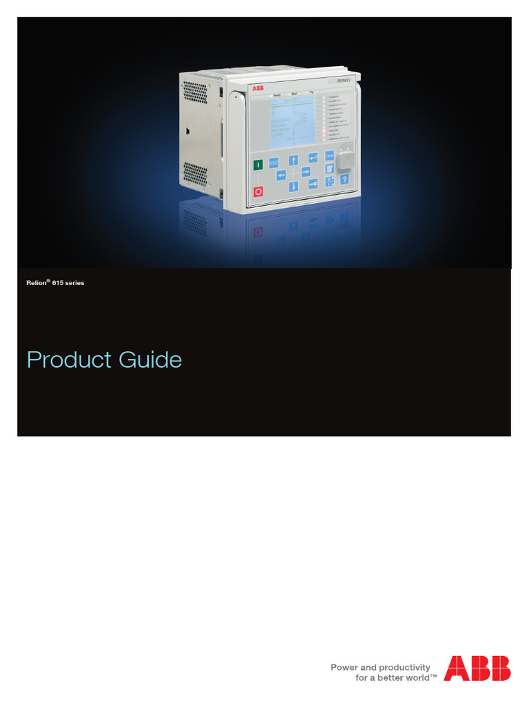 30-Protection Relay Ref615 (Abb) | PDF