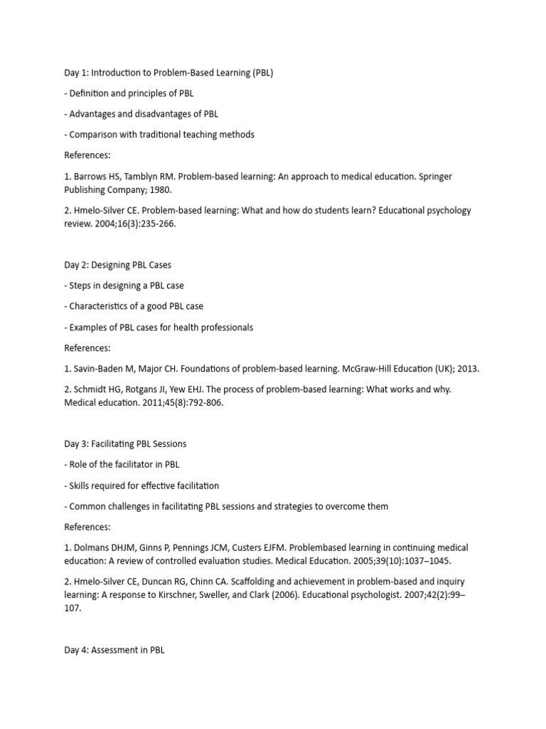 Problem-Based Learning | PDF | Teaching | Learning Problem-Based Learning | PDF | Teaching | Learning