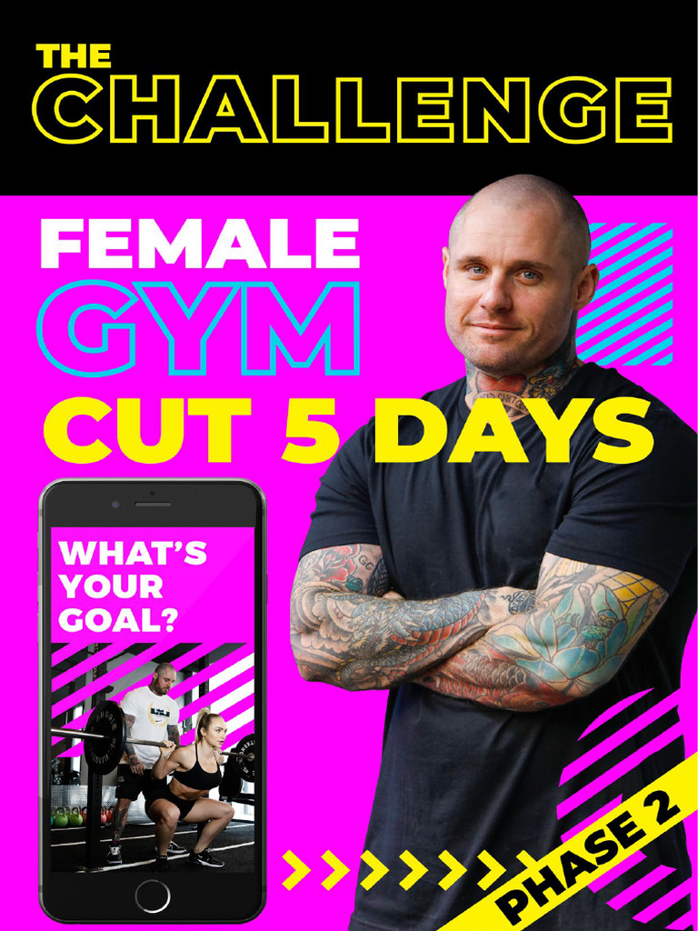 Female Cut 5 Days Gym | PDF | Weight Training
