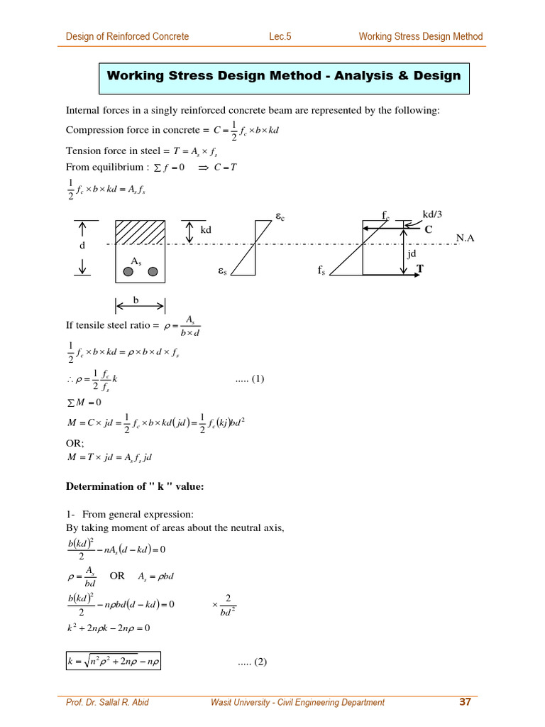 05-Working Stress 2 | PDF
