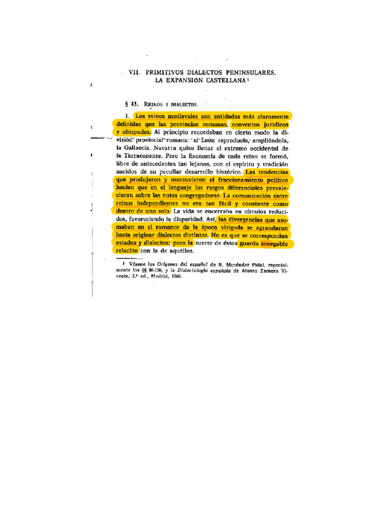 TEMA 5. Cap.7. Historia de La Lengua Española | PDF