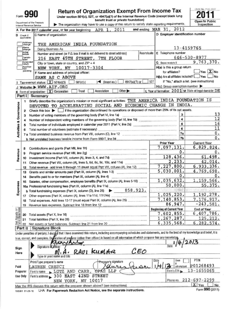 Form 990 March 2012 For Web | PDF