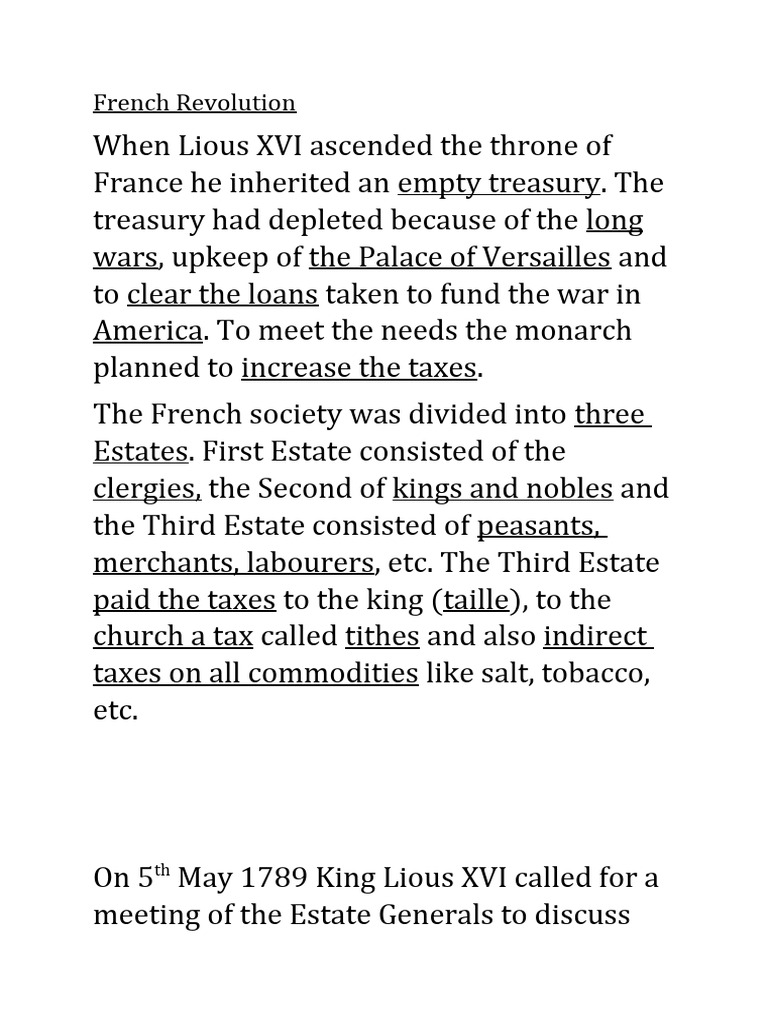 History French Revolution | PDF | Maximilien Robespierre | French ...