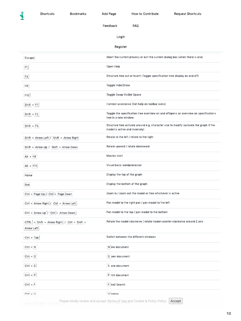38 Shortcuts For CATIA V5 | PDF