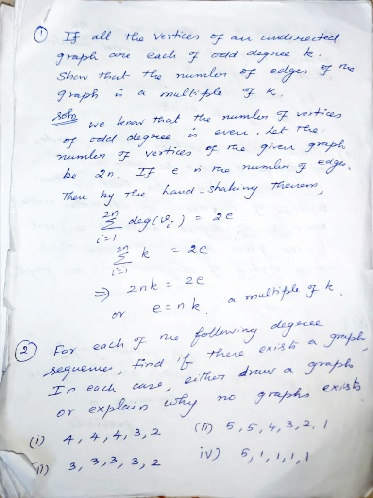 Graph Theory Problems - 2 | PDF