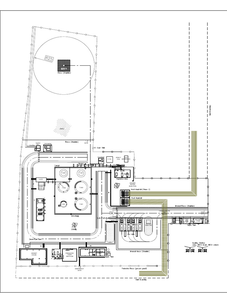 2023.10.07 Plot Plan Hazop Hazid BW | PDF